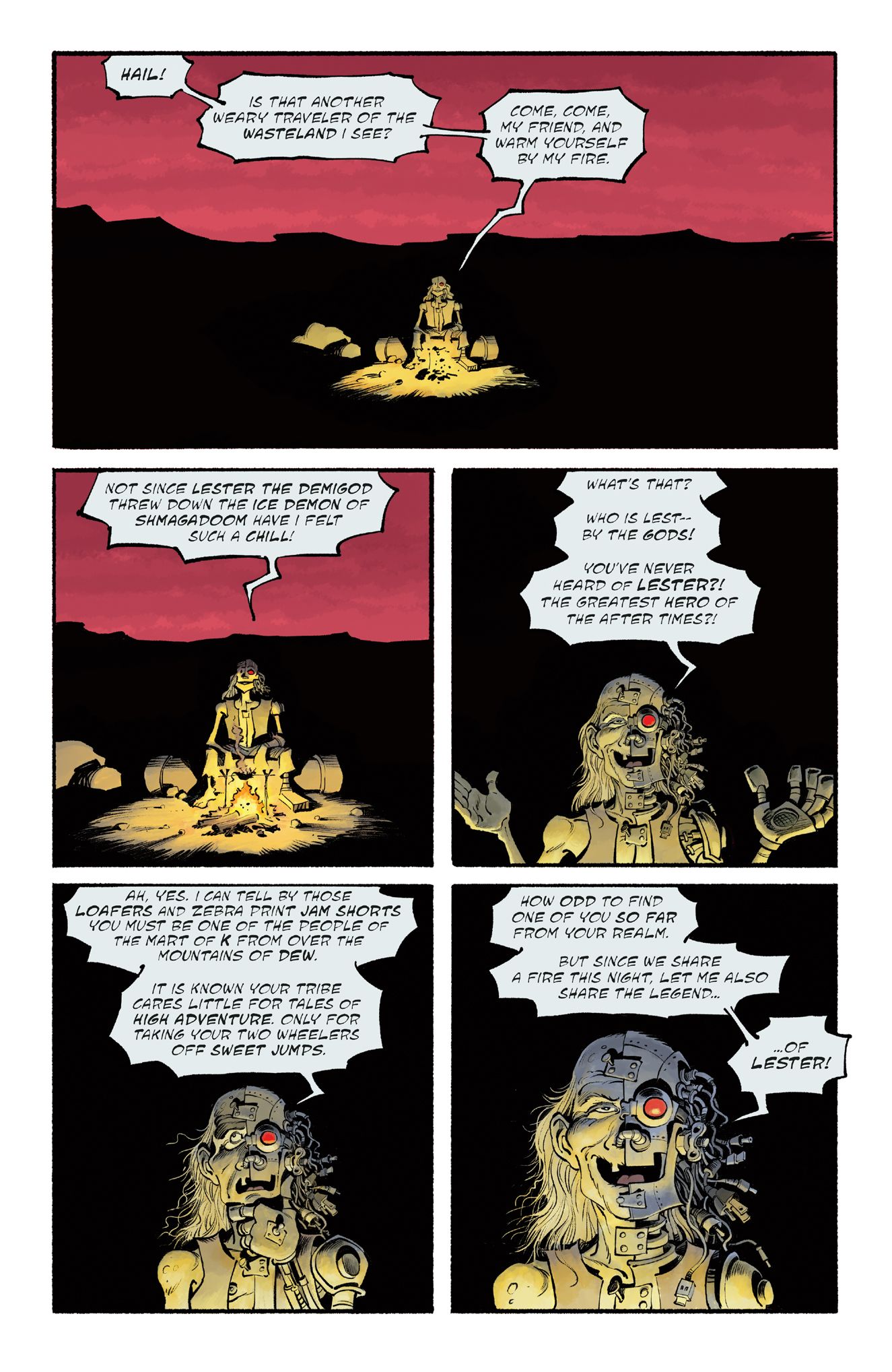 Lester of the Lesser Gods #1 (Dark Horse) - First Look • Comic Book Addicts