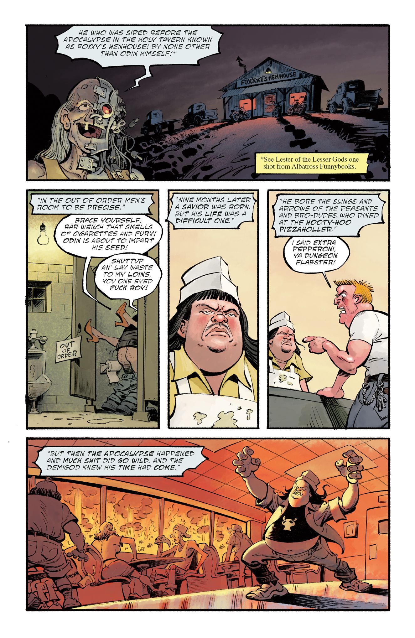 Lester of the Lesser Gods #1 (Dark Horse) - First Look • Comic Book Addicts