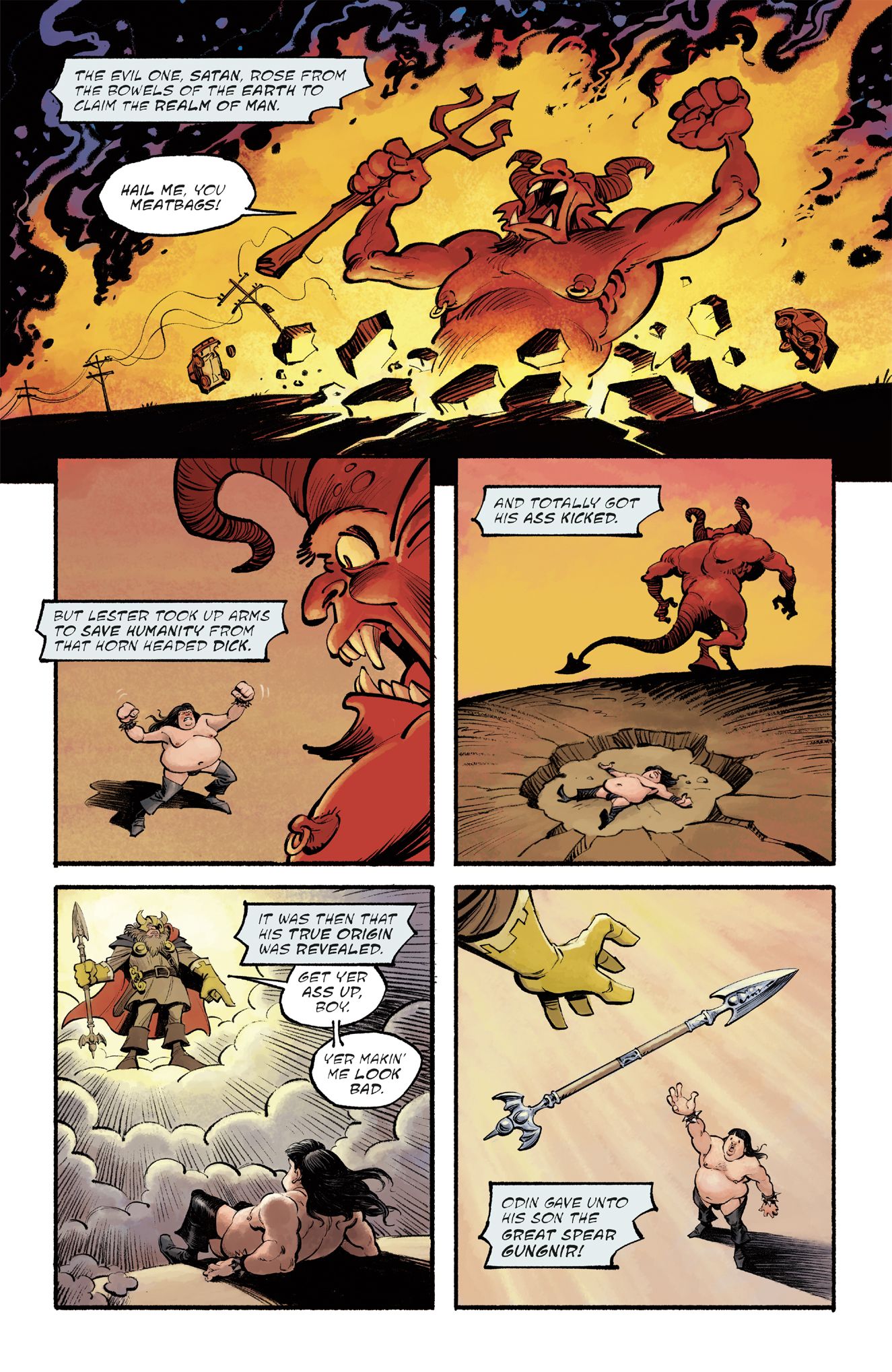 Lester of the Lesser Gods #1 (Dark Horse) - First Look • Comic Book Addicts