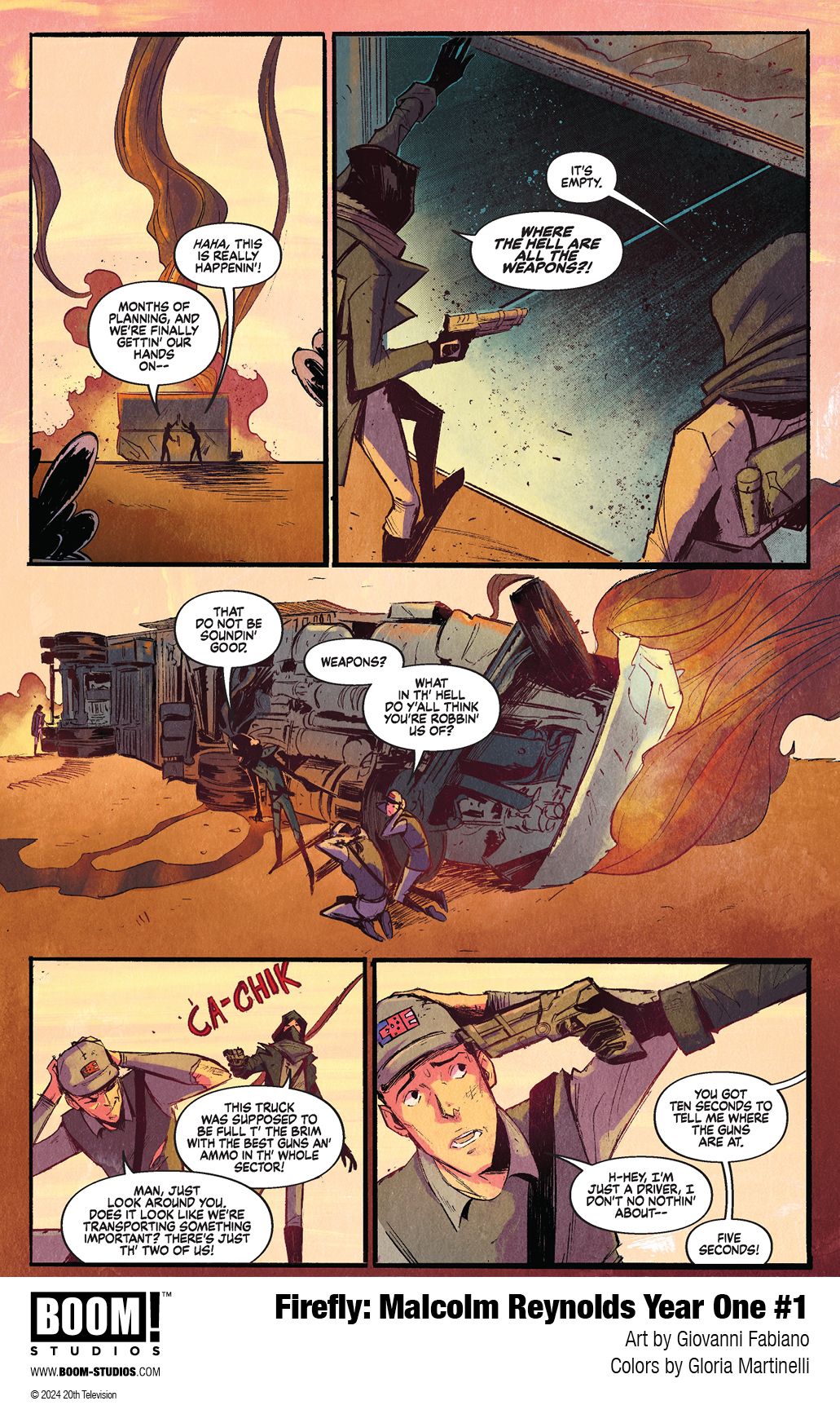 Firefly Malcolm Reynolds Year One #1 - BOOM! Studios • Comic Book Addicts