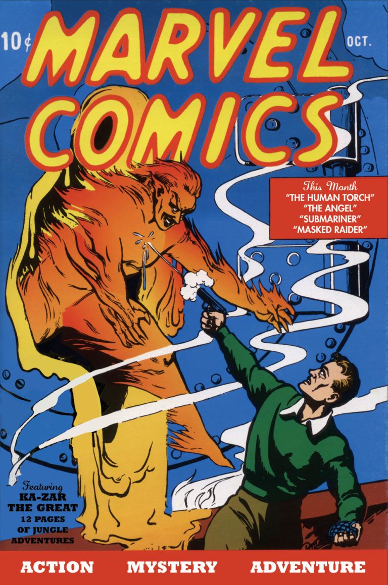 The Original Human Torch: Marvel's First Hero • Comic Book Addicts