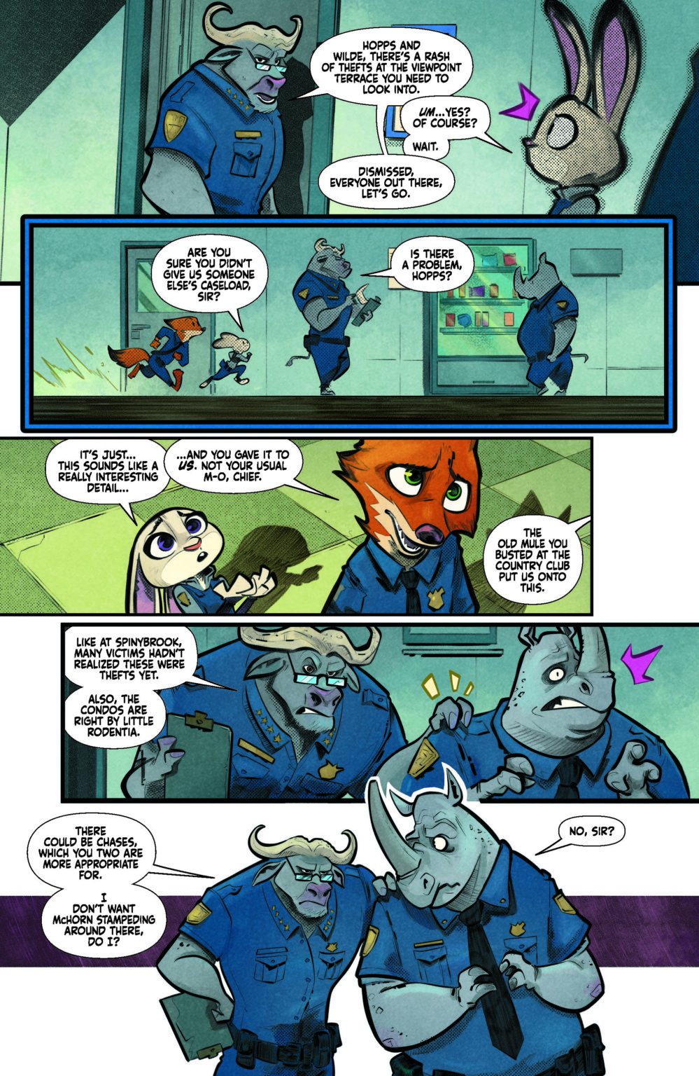 High-Stakes Heights in Zootopia #4 • Comic Book Addicts