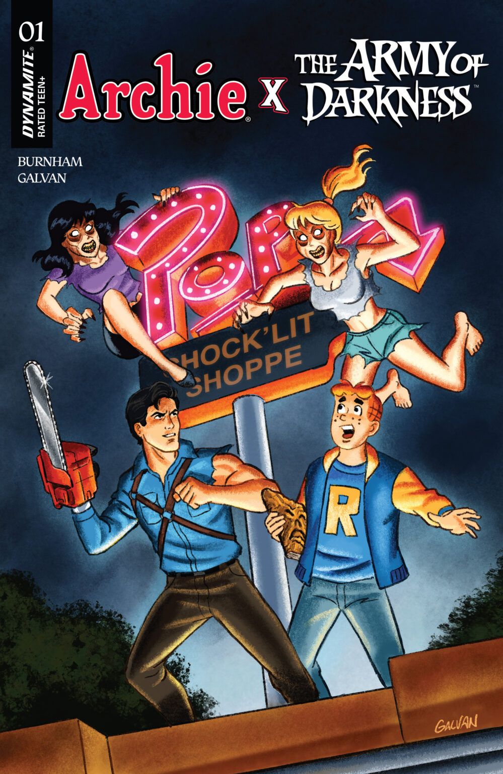 Archie X Army of Darkness #1 Cover Art by Robert Hack • Comic Book Addicts