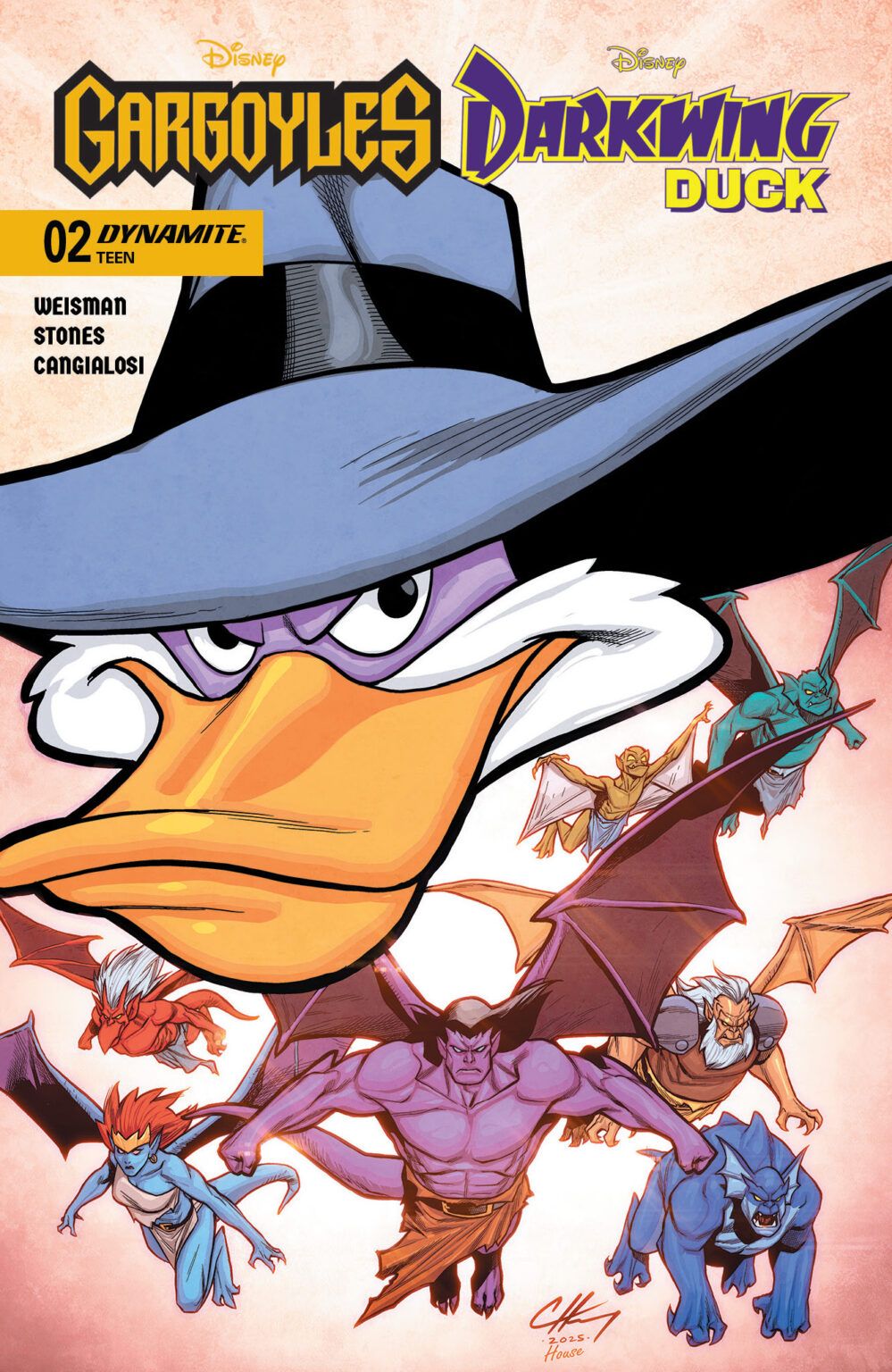 Gargoyles-Darkwing Duck #2: Dynamite Crossover Epic • Comic Book Addicts