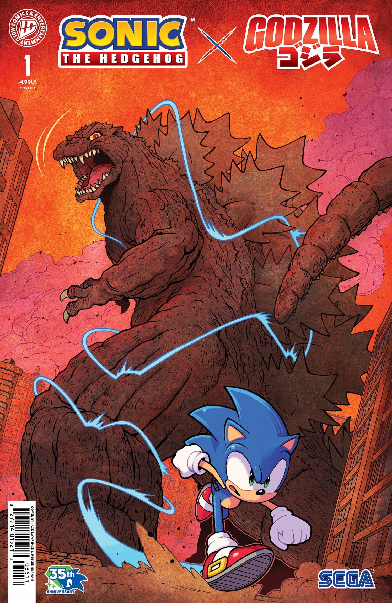 SONIC X GODZILLA Press Release: IDW’s Epic Summer Crossover • Comic ...