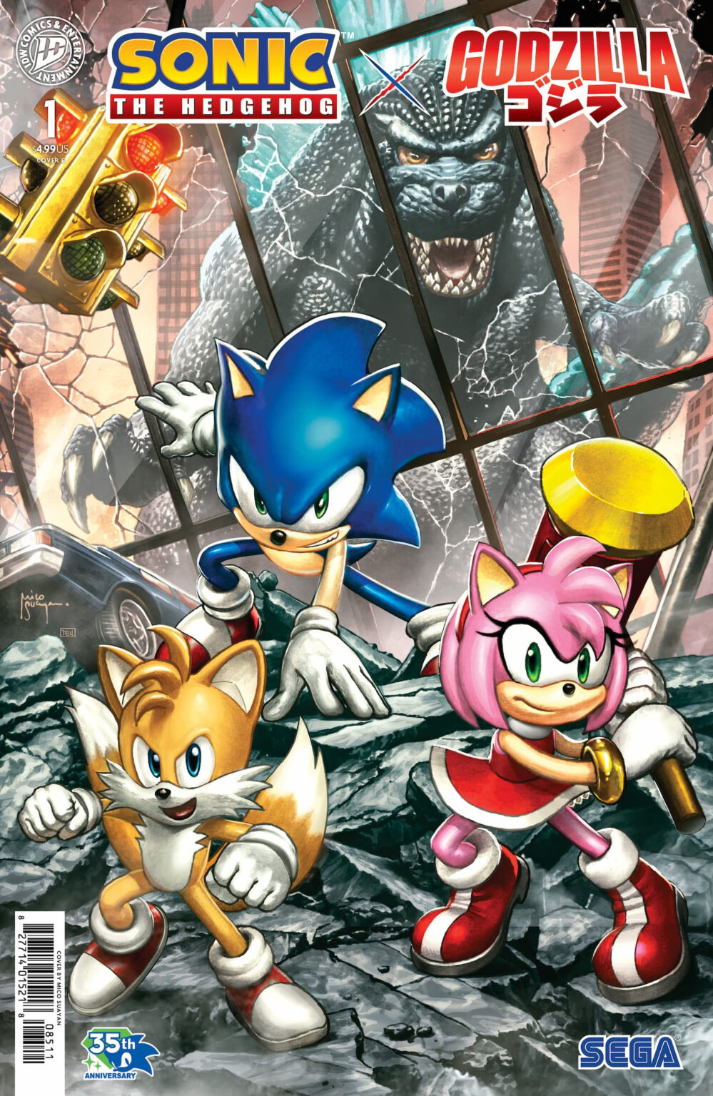 SONIC X GODZILLA Press Release: IDW’s Epic Summer Crossover • Comic ...