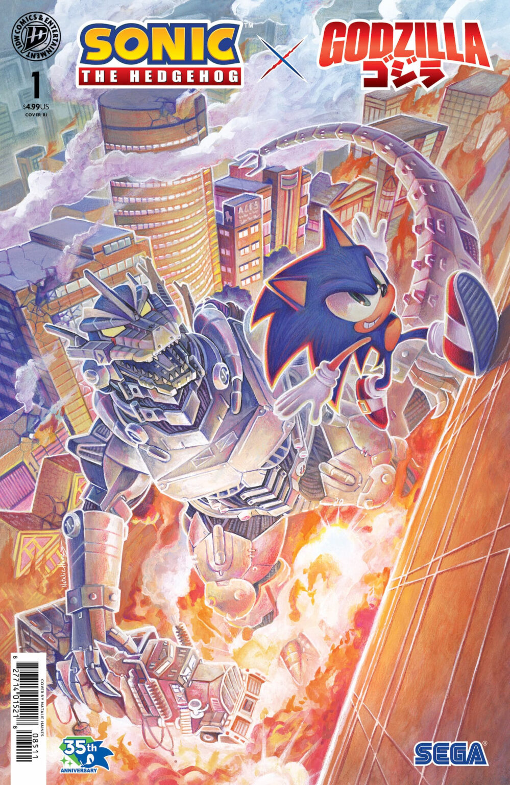 SONIC X GODZILLA Press Release: IDW’s Epic Summer Crossover • Comic ...