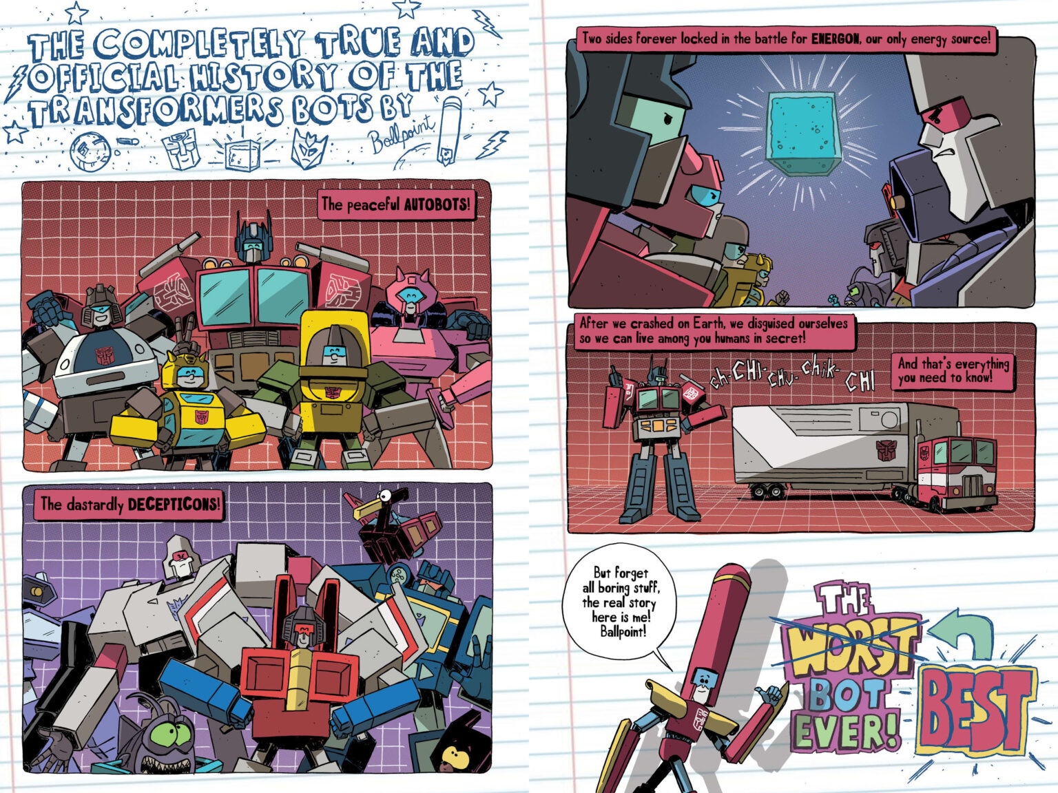 TRANSFORMERS: Worst Bot Ever–Bot Swap! Press Release - Skybound • Comic ...