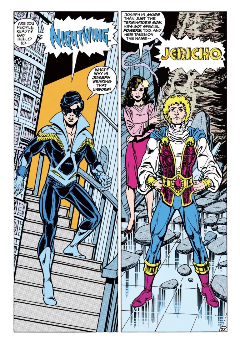 Jericho (Joseph Wilson): This Day In Comics - Teen Titans #43 Debut ...