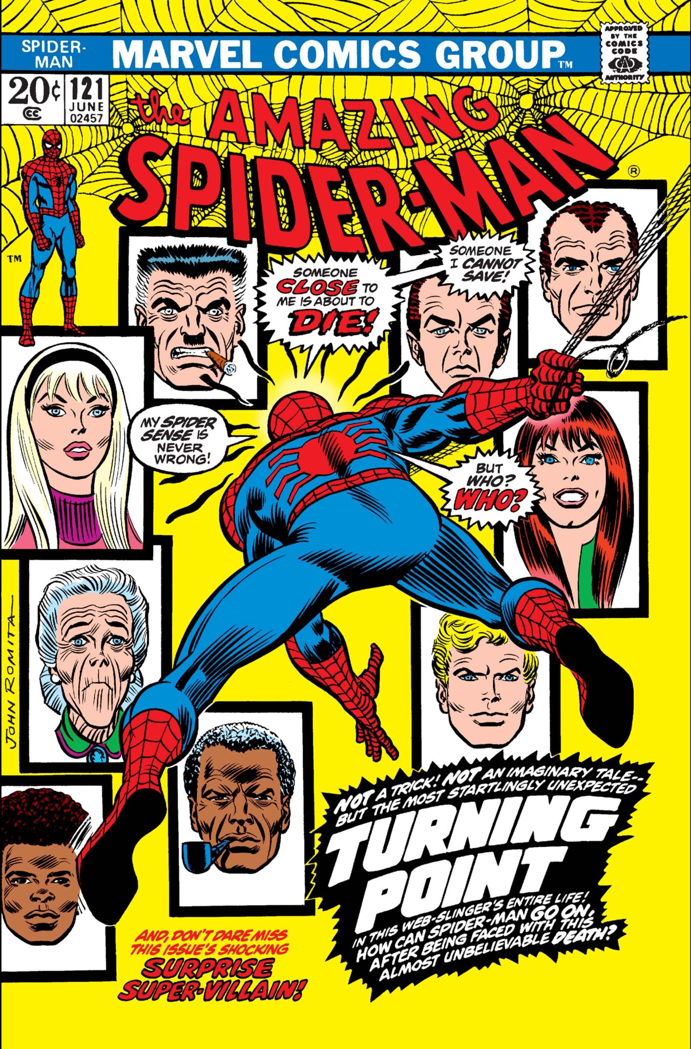 The Death of Gwen Stacy: This Day In Comics - Amazing Spider-Man #121 ...